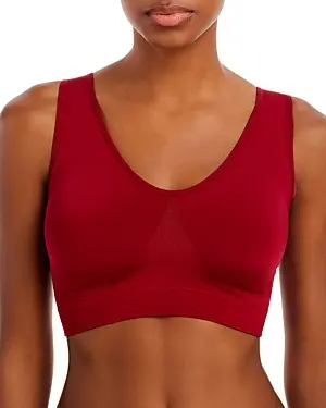 Wacoal B. Smooth Wireless Padded Bralette Rhubarb