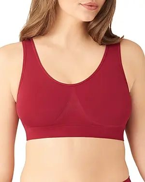 Wacoal B. Smooth Wireless Padded Bralette Rio Red