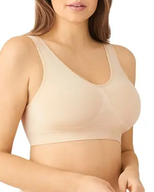 Wacoal B. Smooth Wireless Padded Bralette - Sand