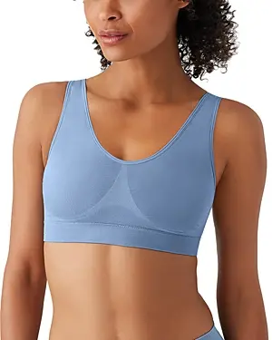 Wacoal B. Smooth Wireless Padded Bralette Windward Blue
