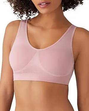 Wacoal B. Smooth Wireless Padded Bralette Zephyr Pink