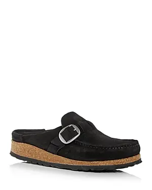 BIRKENSTOCK Buckley Clogs Black Suede