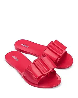 Melissa Babe Buckled Sandals Red