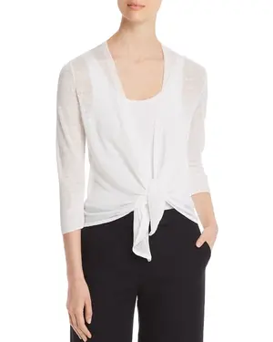 NIC+ZOE Lightweight Four-way Cardigan - Paper White