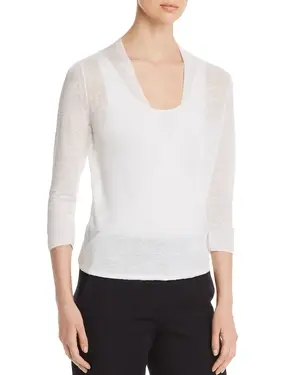 NIC+ZOE Lightweight Four-way Cardigan - Paper White
