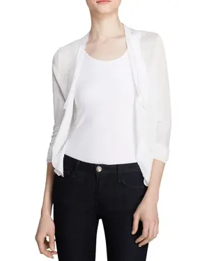 NIC+ZOE Lightweight Four-way Cardigan - Paper White