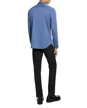 Theory Sylvain Shirt In Structure Knit - Bering