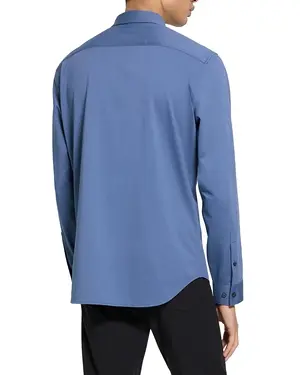 Theory Sylvain Shirt In Structure Knit - Bering