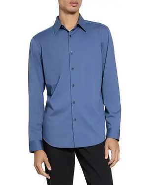 Theory Sylvain Structure Knit Shirt - Bering