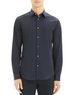 Theory Sylvain Structure Knit Shirt - Eclipse