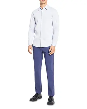 Theory Sylvain Shirt In Structure Knit - Olympic