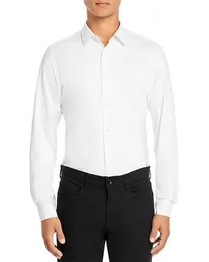 Theory Sylvain Structure Knit Shirt - White