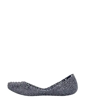 Melissa Camppap Vii Slip On Flats - Blue/glitter