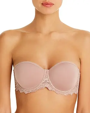 Simone Perele Caresse Strapless Underwire Bra Nutmeg