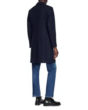 Sandro Apollo Wool Topcoat