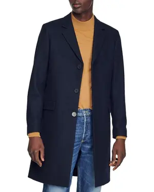 Sandro Apollo Wool Topcoat