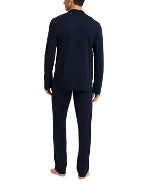 Hanro Night & Day Pajama Set - Deep Navy