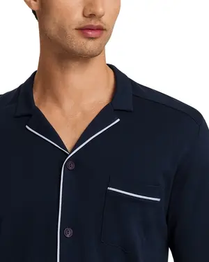 Hanro Night & Day Pajama Set - Deep Navy