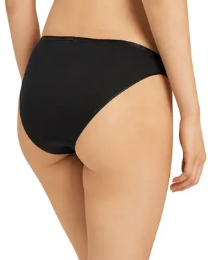 Hanro Cotton Seamless Bikini - Black