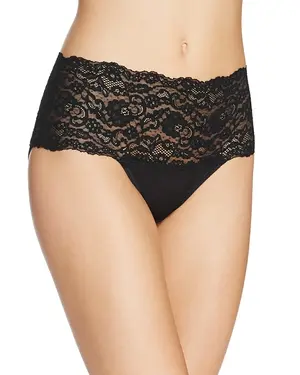 Hanky Panky Silky Skin High-rise Briefs - Black