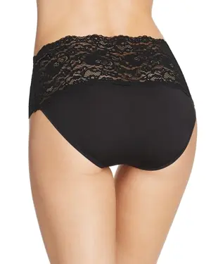 Hanky Panky Silky Skin High-rise Briefs - Black