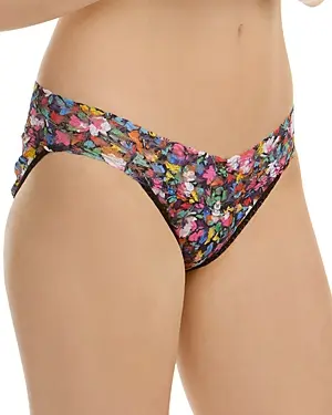 Hanky Panky Signature Lace Printed V-kini Confetti Floral