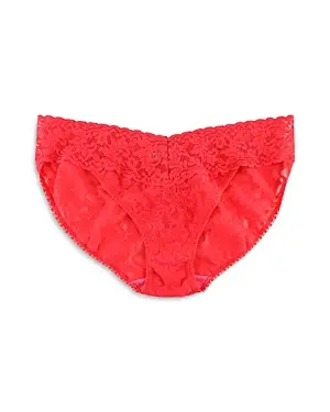 Hanky Panky Signature Lace Printed V-kini Deep Sea Coral
