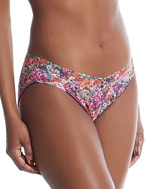 Hanky Panky Signature Lace Printed V-kini Pashley Manor