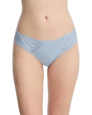 SKARLETT BLUE Minx Lace Front Thong - Blue Moon