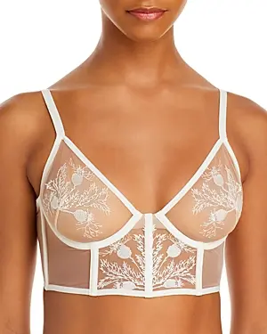 SKARLETT BLUE Minx Lace Front Thong Ivory