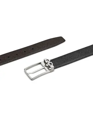 FERRAGAMO Gancini Keeper Reversible Belt - Black/brown