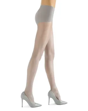 Natori Shimmer Sheer Tights - Silver
