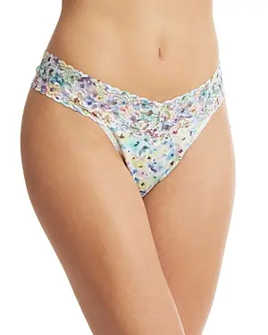 Hanky Panky Cotton With A Conscience Original-rise Thong Wishful Thinking