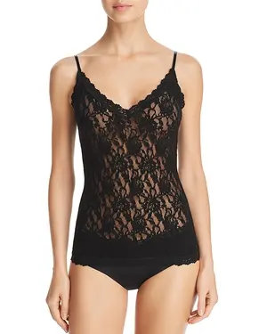 Hanky Panky Signature Lace V-neck Cami - Black