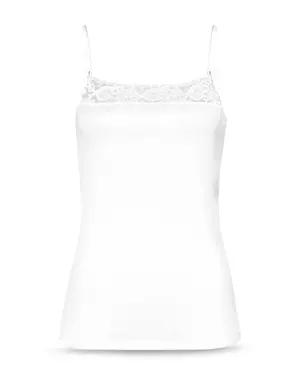 Hanro Moments Spaghetti Strap Camisole - White