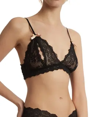 Hanky Panky After Midnight Peekaboo Open Bralette