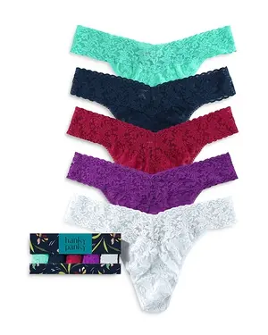 Hanky Panky Hanky Panky Signature Original-Rise Thongs, Set Of 5 Tswt