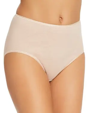 Hanro Cotton Seamless Full Briefs - Beige