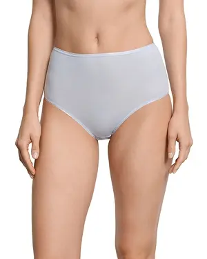 Hanro Cotton Seamless Full Briefs - Blue Dove