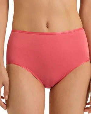 Hanro Cotton Seamless Full Briefs Porcelain