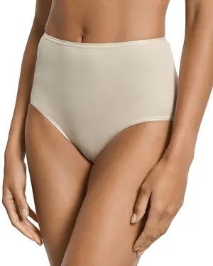 Hanro Cotton Seamless Full Briefs - Summer Sand