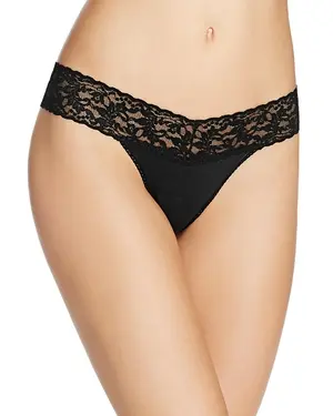 Hanky Panky Supimacotton Low-rise Thong Black