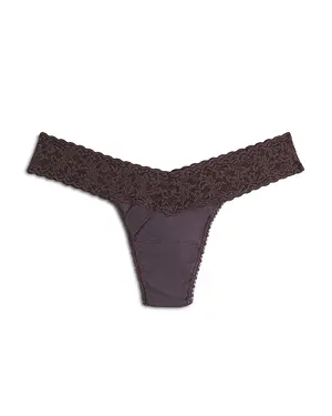 Hanky Panky HANKY PANKY SupimaCotton Low-Rise Thong Dusk