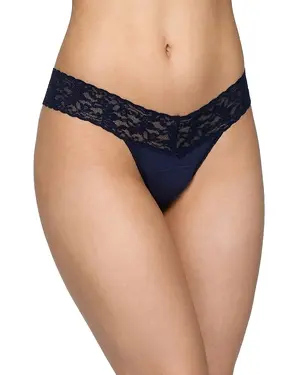 Hanky Panky Supimacotton Low-rise Thong - Navy