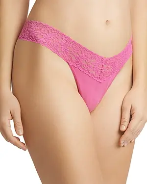 Hanky Panky Supimacotton Low-rise Thong Wild Pink