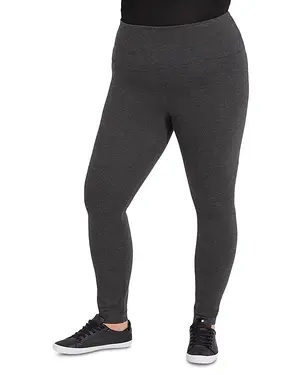 Lyssé Center Seam Ponte Leggings Charcoal