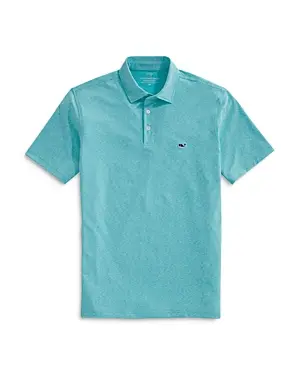 Vineyard Vines St. Jean Stripe Sankaty Regular Fit Polo Shirt Andros Blue