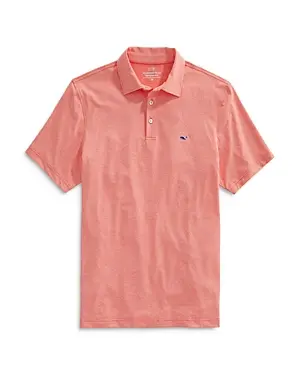 Vineyard Vines St. Jean Stripe Sankaty Regular Fit Polo Shirt Cara Cara Tejeda