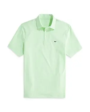 Vineyard Vines St. Jean Stripe Sankaty Regular Fit Polo Shirt Key Lime