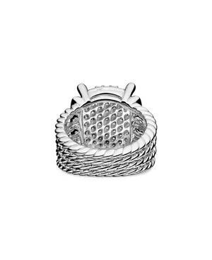 David Yurman Wheaton Ring With Diamonds - Silver